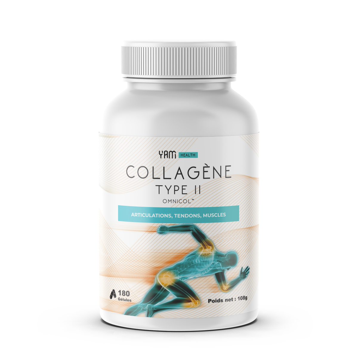 Collagène Type 2 Articulations-Tendons-Muscles - 180 gélules – Shayn